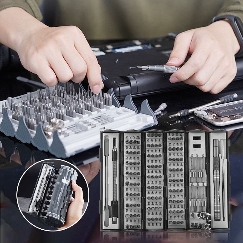 128pcs Precision Screwdriver Set for Electronics & Computer disassembl ...